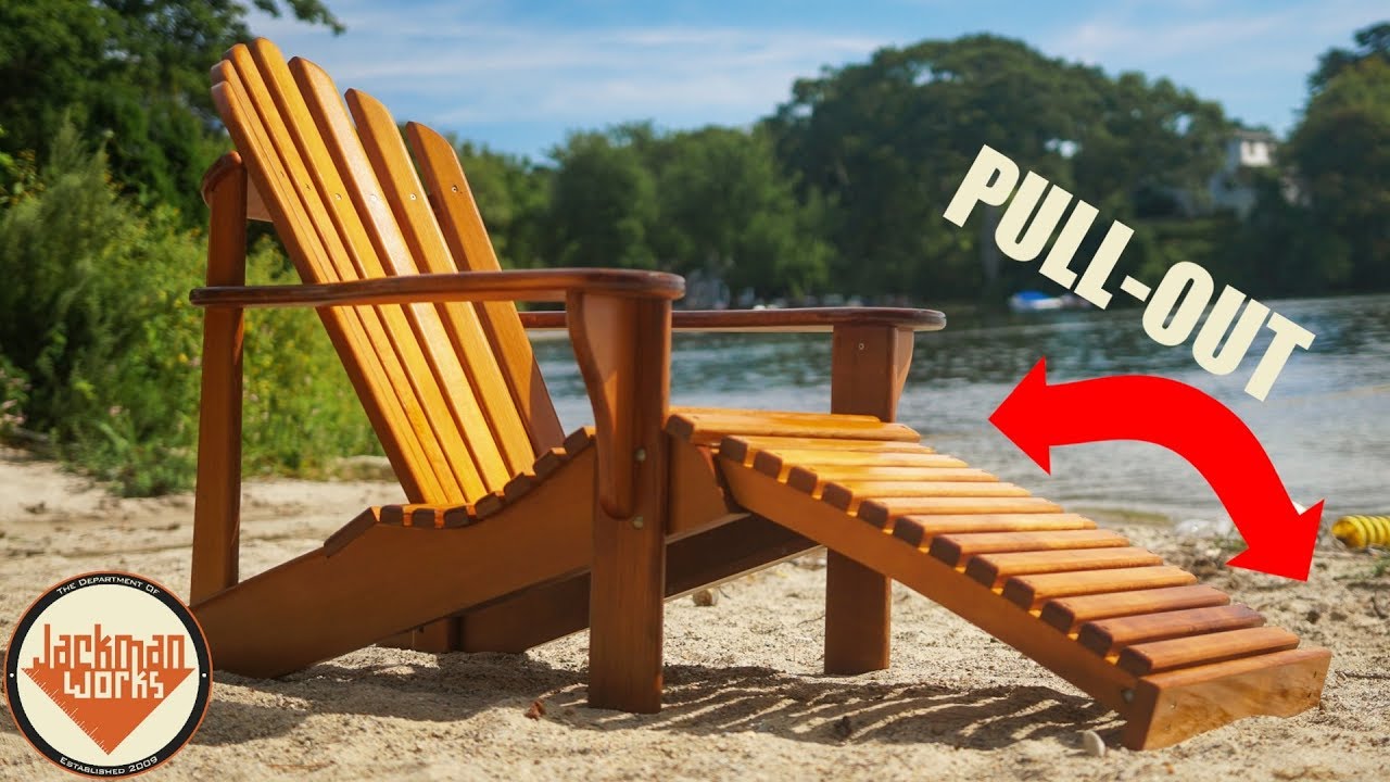 Ultimate DIY Adirondack Chair With Pull-Out Footrest